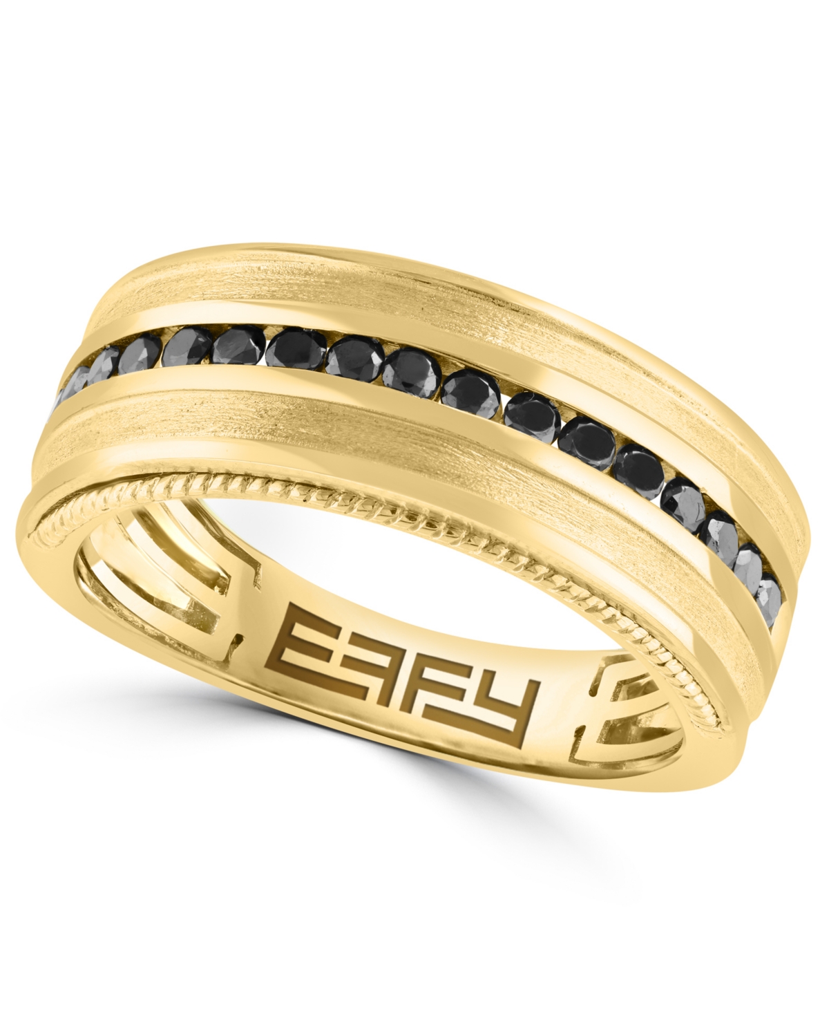 Click here for Effy Collection Mens Black Diamond Ring (1/2 ct. t... prices