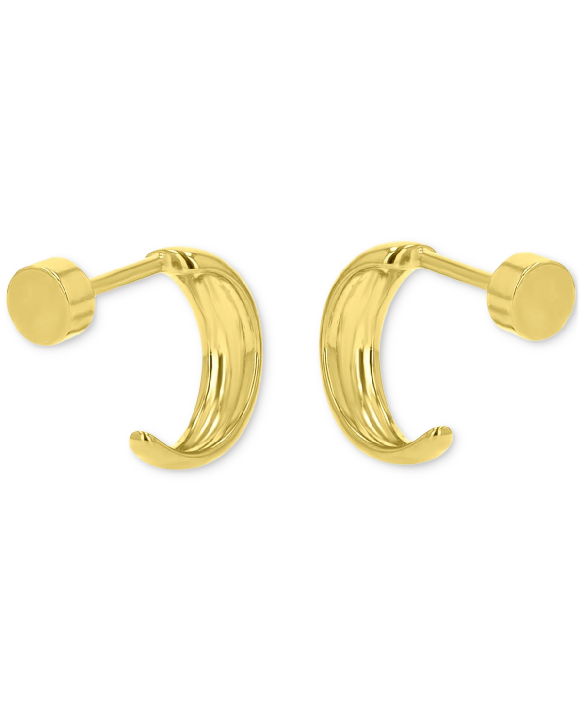 Click here for Macys Stud Earrings in 14k Yellow Gold Plated Over... prices
