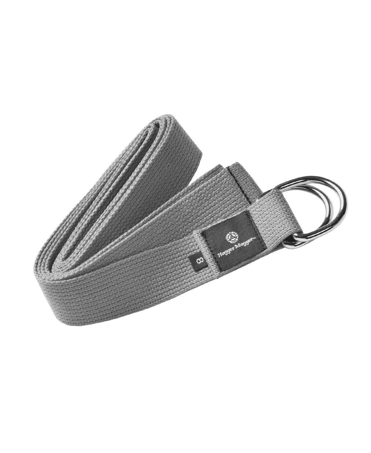Click here for Hugger 10 Cotton Yoga Strap w/ D-Ring - Grey prices