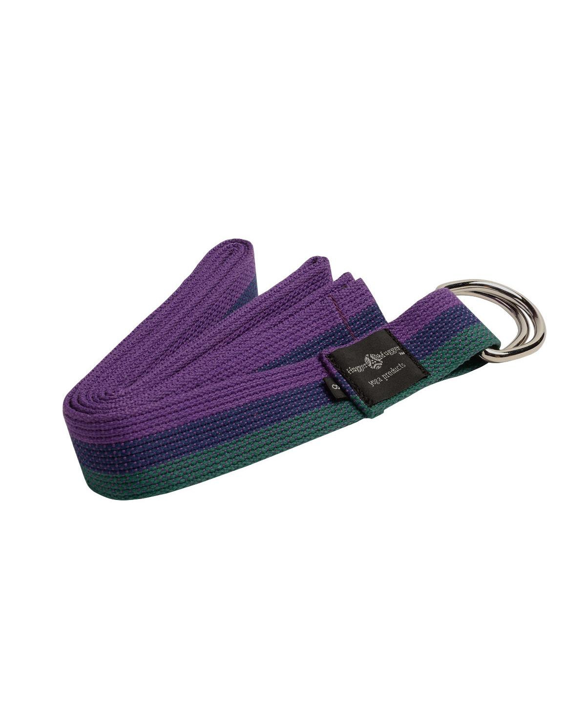 Click here for Hugger 10 Cotton Yoga Strap w/ D-Ring - Multi-stri... prices