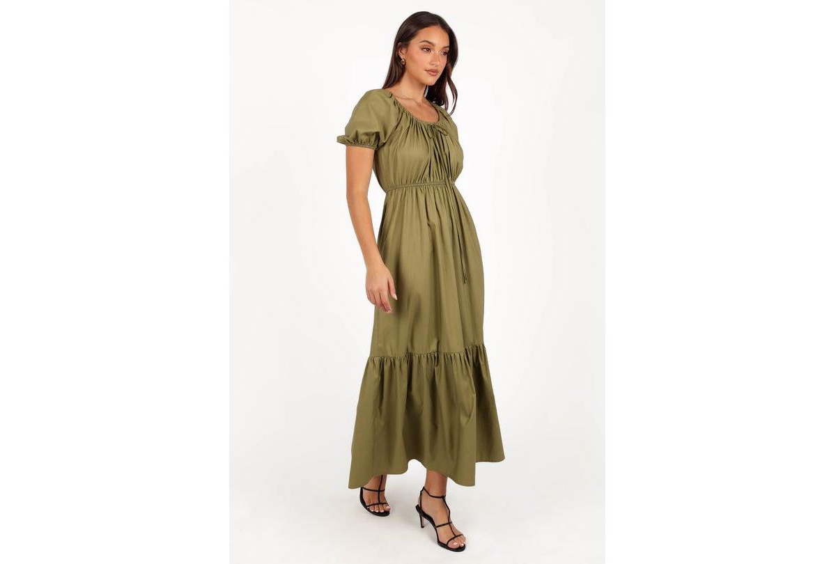 Click here for Petal and Pup Womens Juliana Maxi Dress - Olive prices