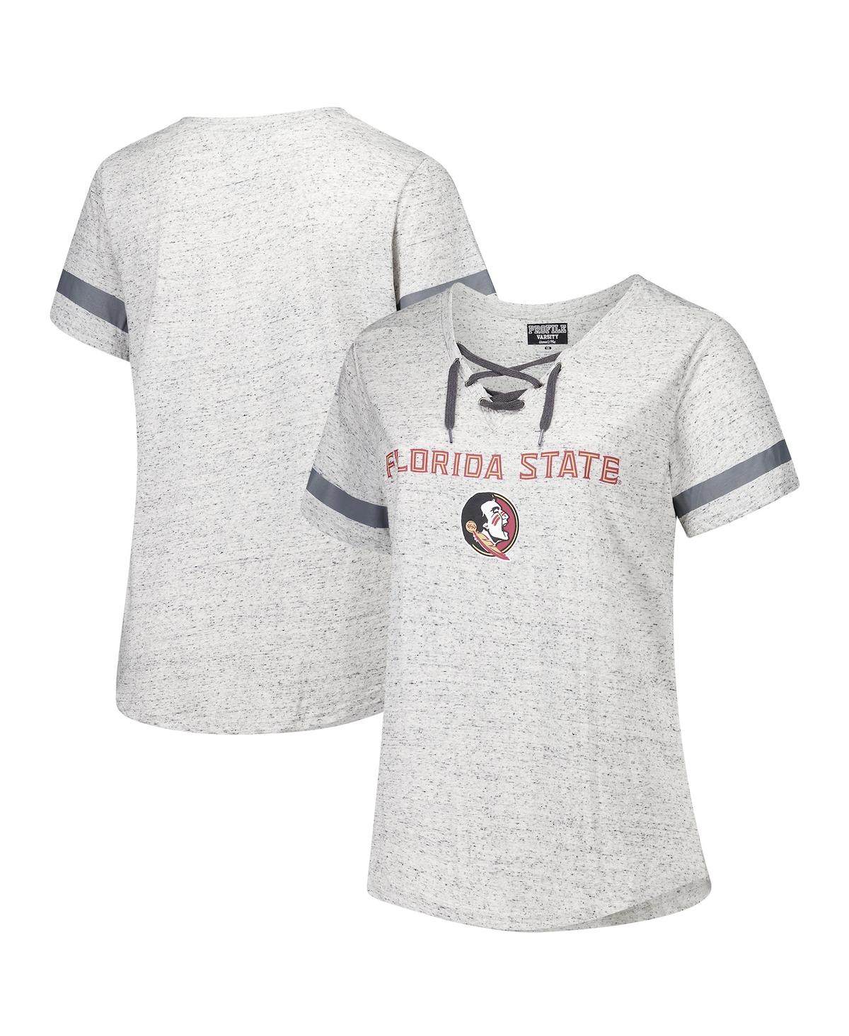 Click here for Fanatics Womens Heather Gray Florida State Seminol... prices