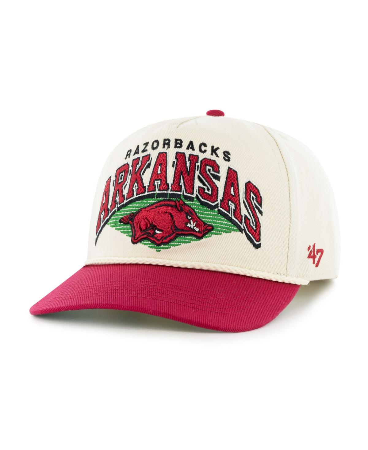 Click here for 47 Brand Mens Natural Arkansas Razorbacks Pomona T... prices