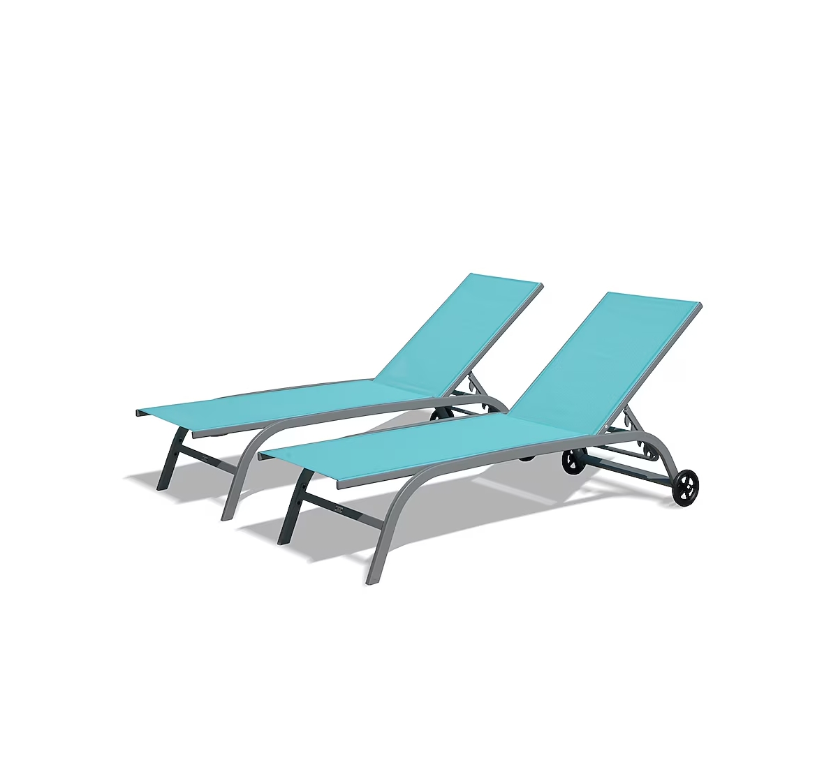 Click here for Chaise Lounge Outdoor Set of 2 Woven Stackable Gra... prices