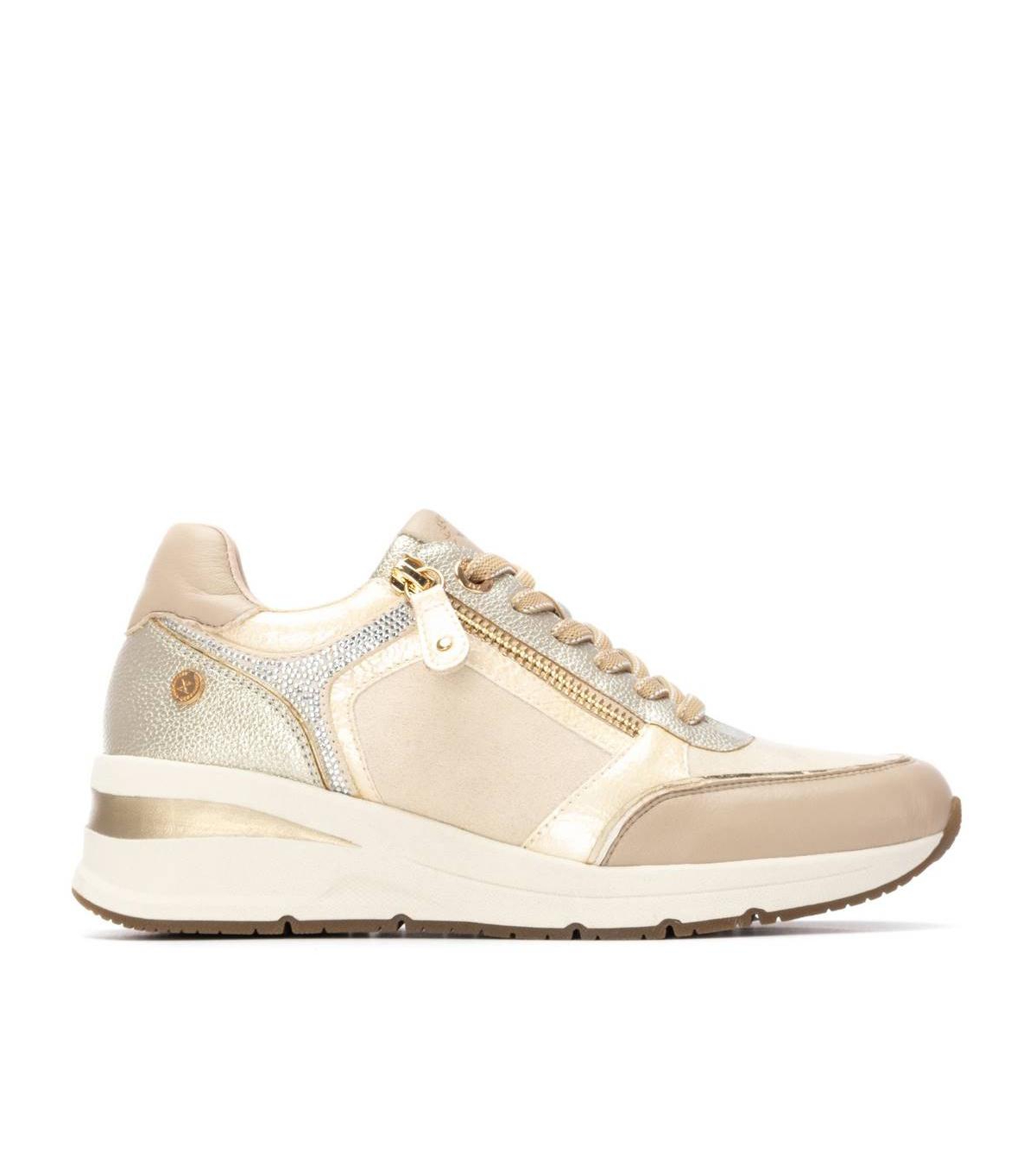 Click here for Womens Casual Sneakers By Xti - Beige prices