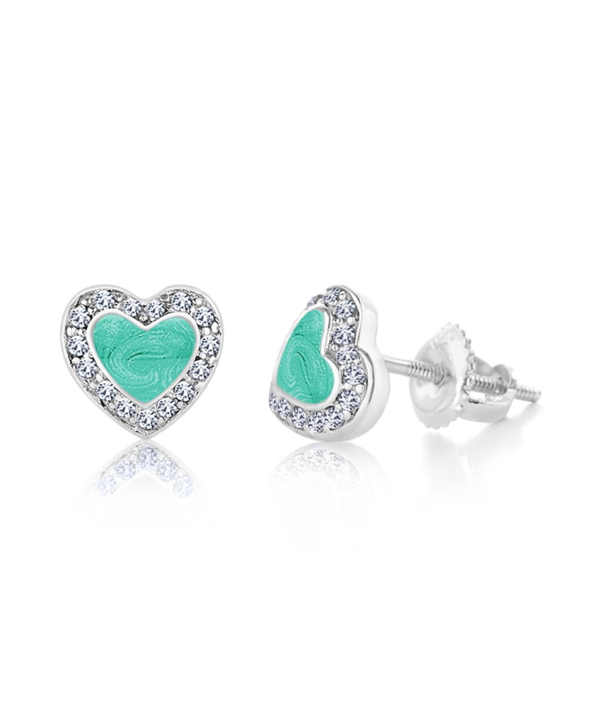Click here for Chanteur Girls /Girl/Heart Enamel Crystal White Go... prices