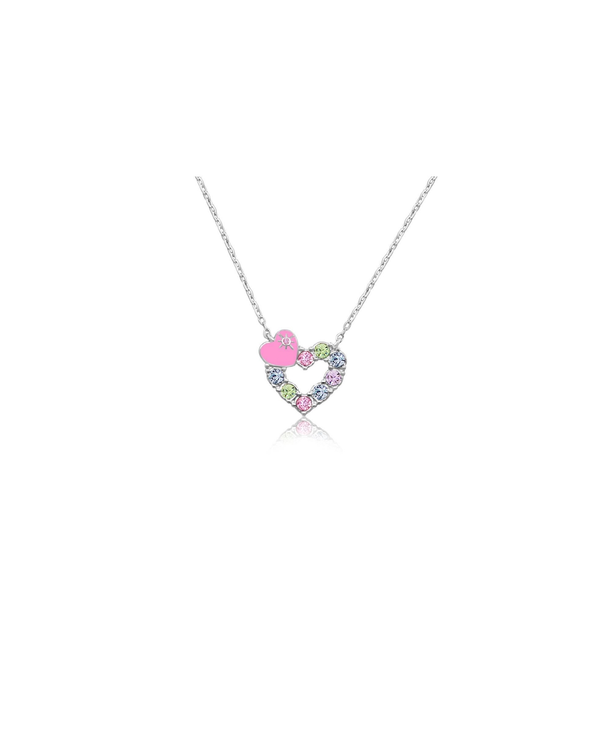 Click here for Chanteur Girls /Girl/Heart Pink Crystal White Gold... prices
