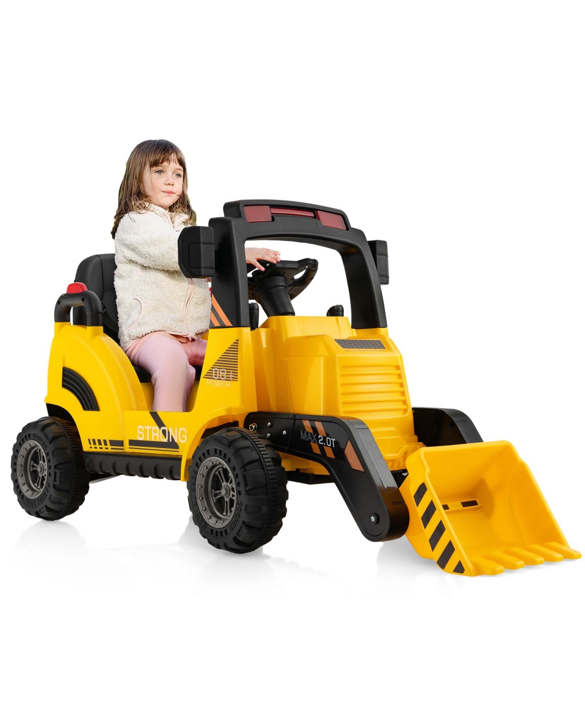 Click here for 12V Kids Ride On Construction Tractor with Horn &... prices