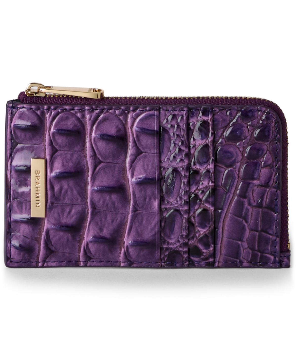 Click here for Brahmin Lennon Leather Wallet - Heroic Purple Melb... prices