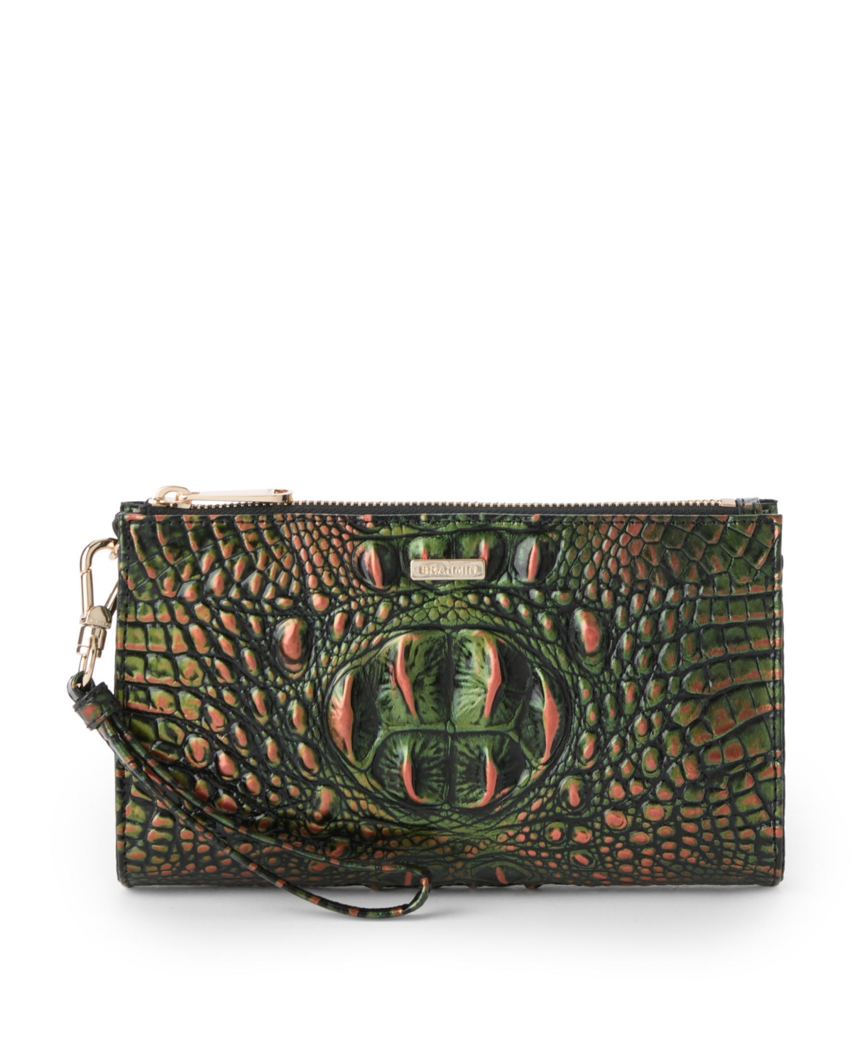 Click here for Brahmin Daisy Leather Melbourne Wristlet - Samba M... prices