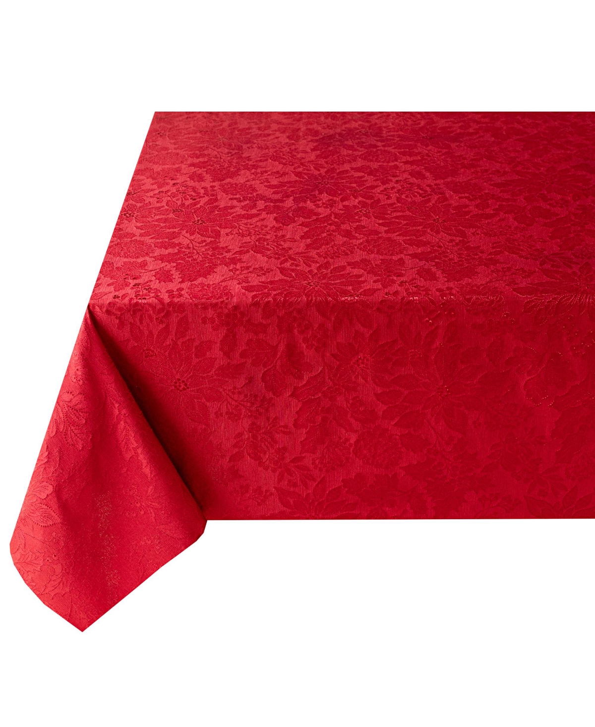 Click here for Benson Mills Red Poinsettia Foliage 60 x 102 Raise... prices
