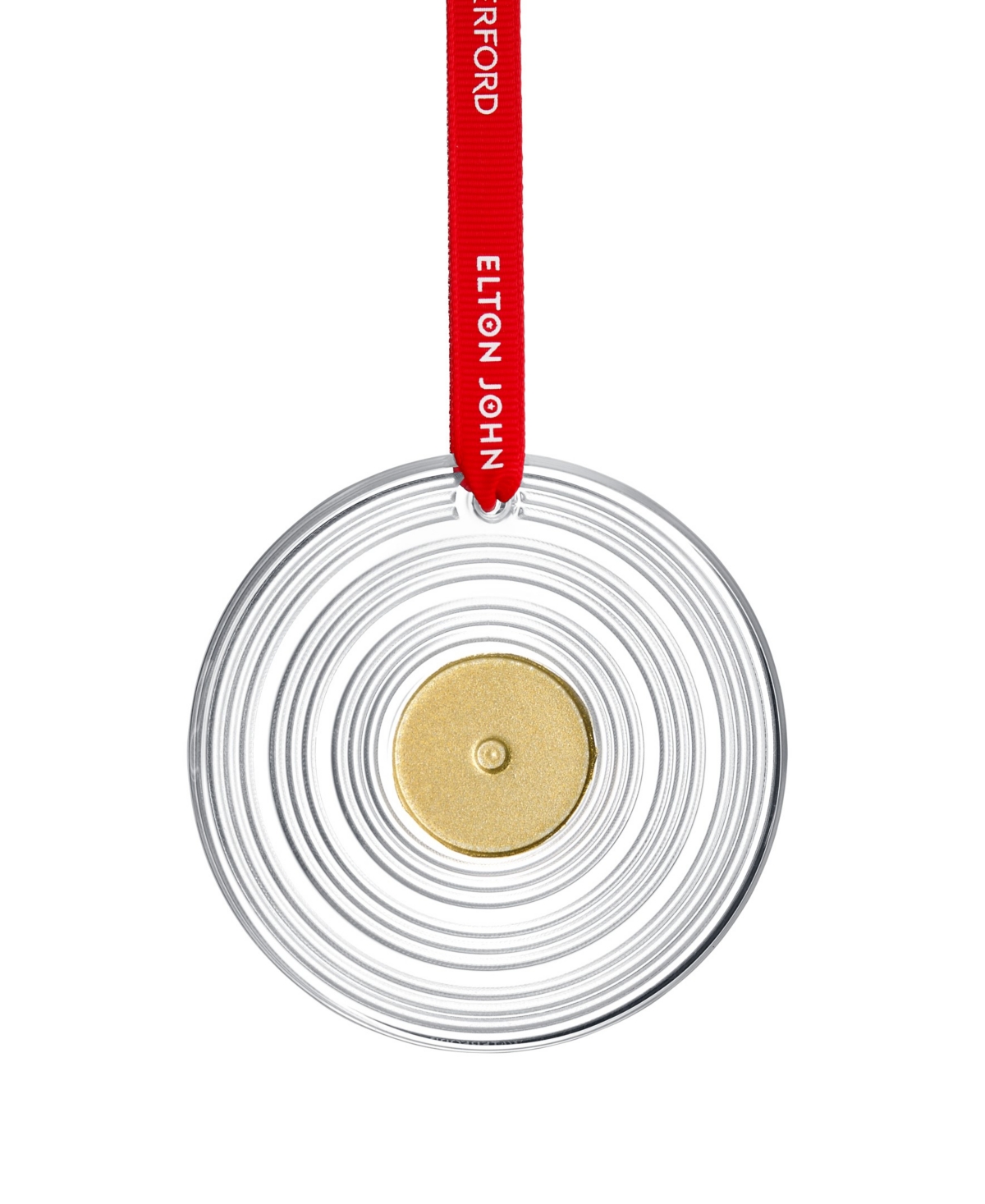 Click here for Waterford Elton John Vinyl Ornament - Clear prices