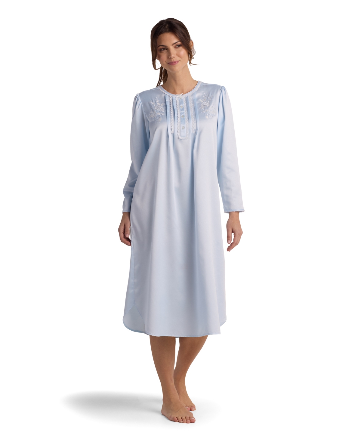 Click here for Miss Elaine Petite Round Neck Long Sleepwear Gown... prices