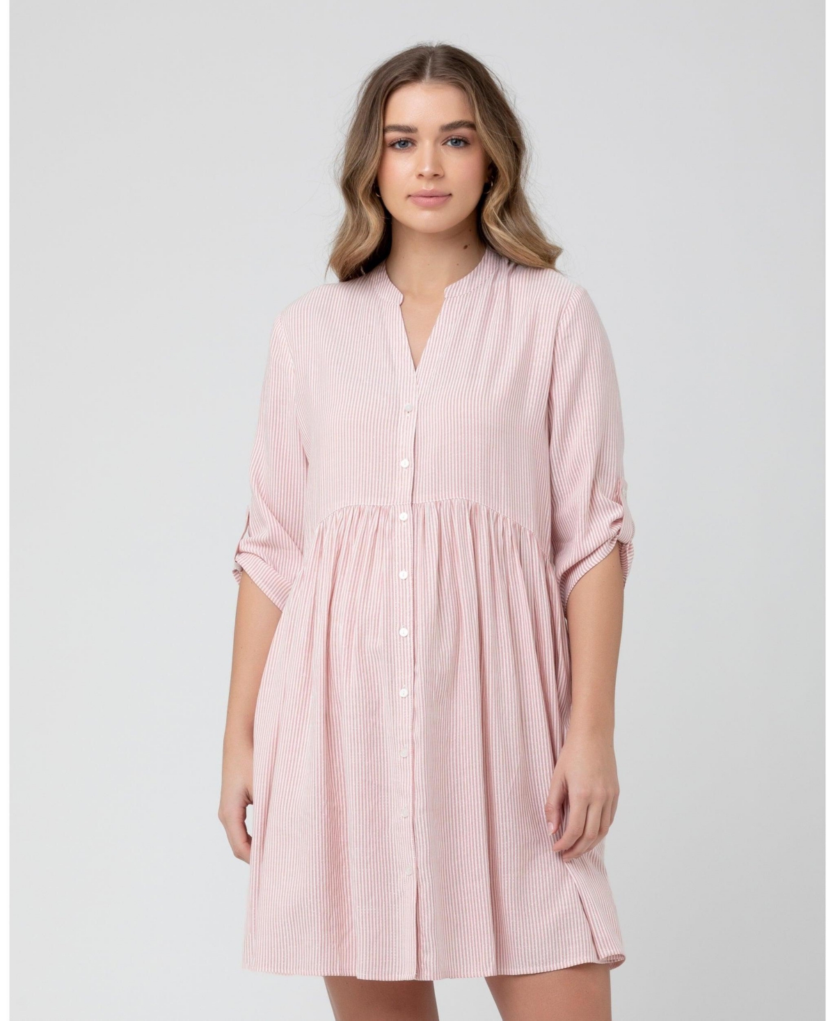 Click here for Ripe Maternity Maternity Ripe Sam Stripe Dress - T... prices