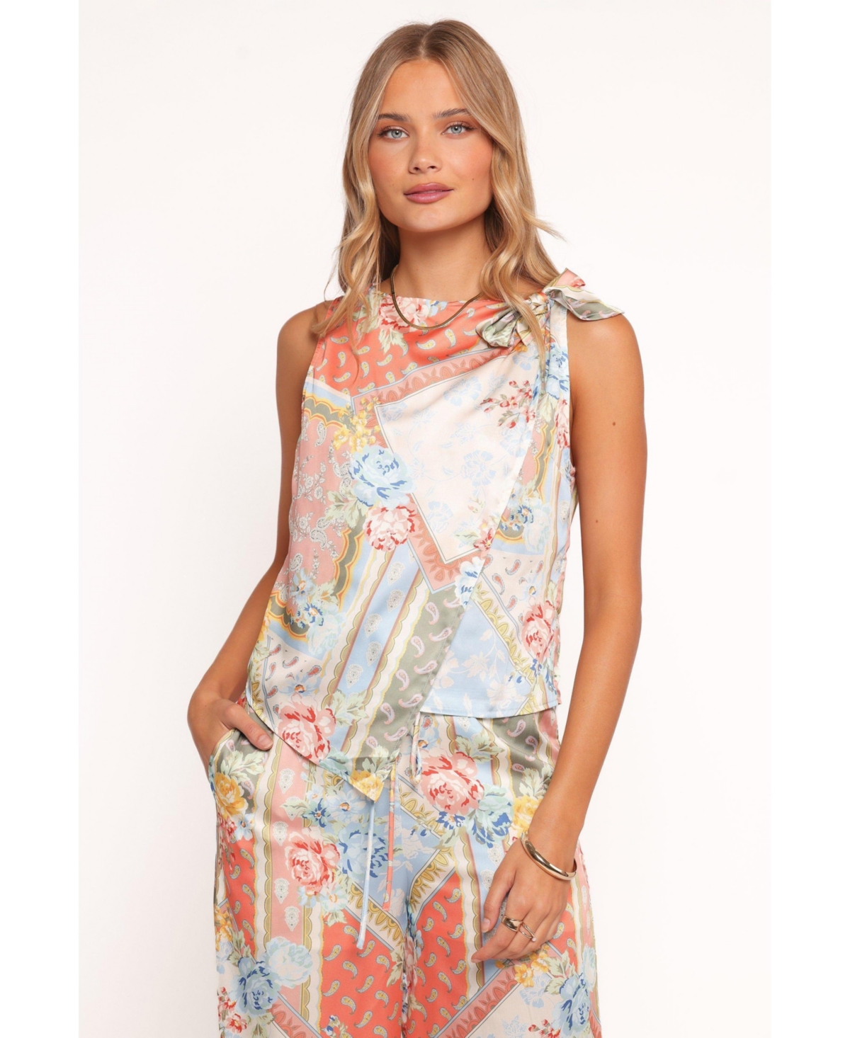 Click here for Petal and Pup Womens Charly Top - Bel Air Rose - B... prices