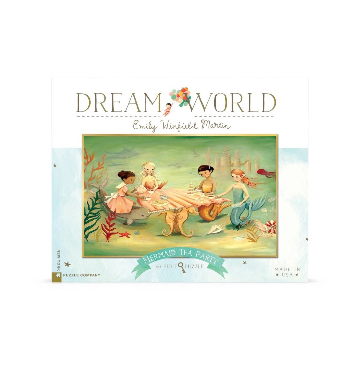 Click here for New York Puzzle Company Mermaid Tea Party 60 Piece... prices