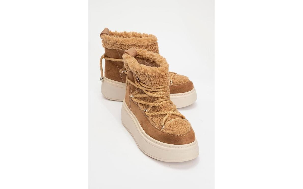 Click here for Prologue Shoes Dila Fur Lined Boot (Women) - Cogna... prices