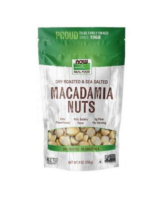 NOW Foods Dry Roasted & Salted Macadamia Nuts ,9 oz - Macy's