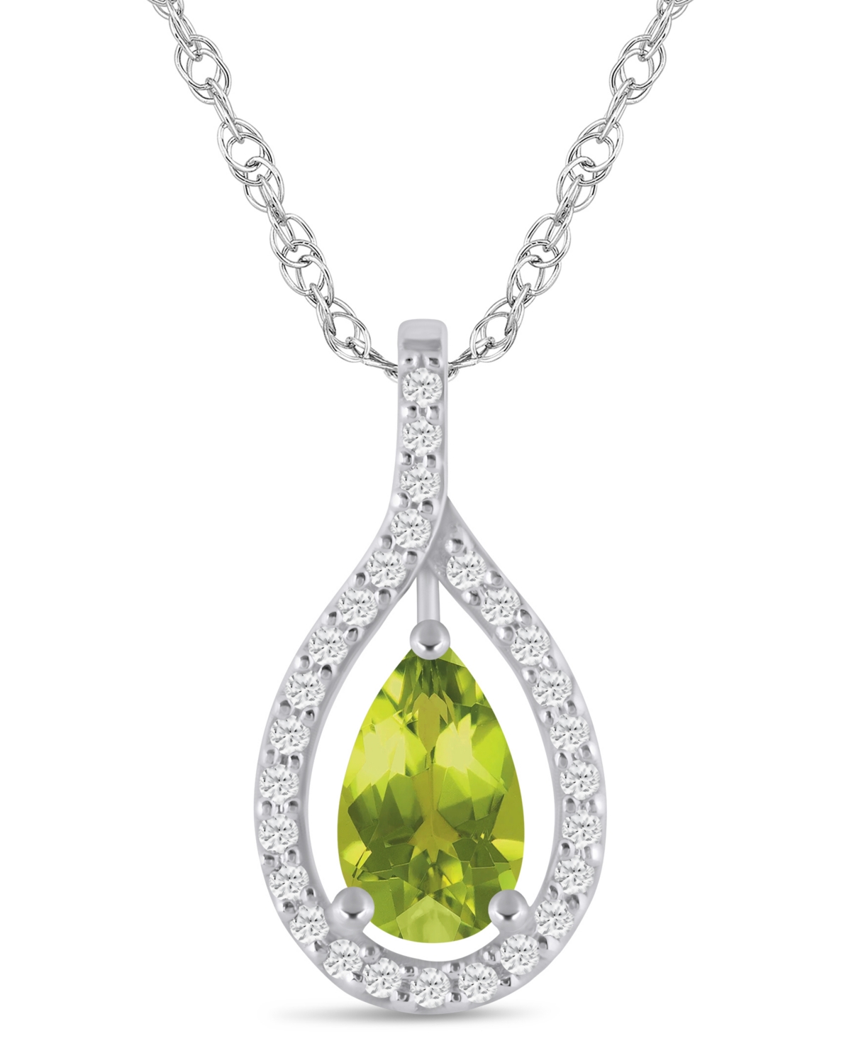 Click here for Macys Gemstone and Diamond Necklace (1/5 ct. t.w.)... prices