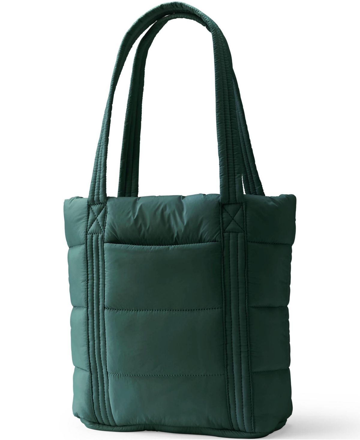 Lands End Wanderweight Ultralight Packable Tote Bag - Woodland forest