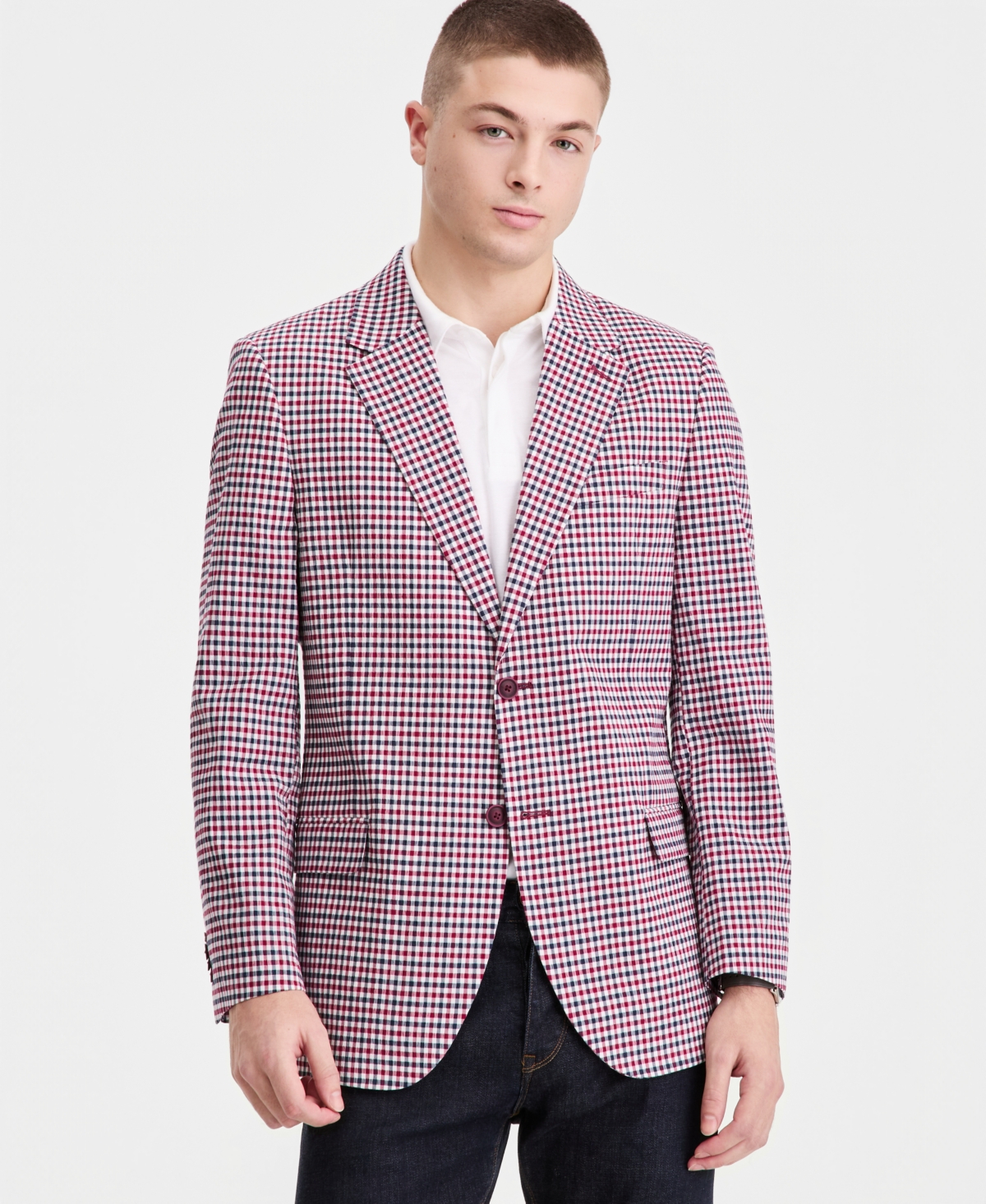 Click here for Nautica Mens Modern-Fit Seersucker Sport Coats - R... prices