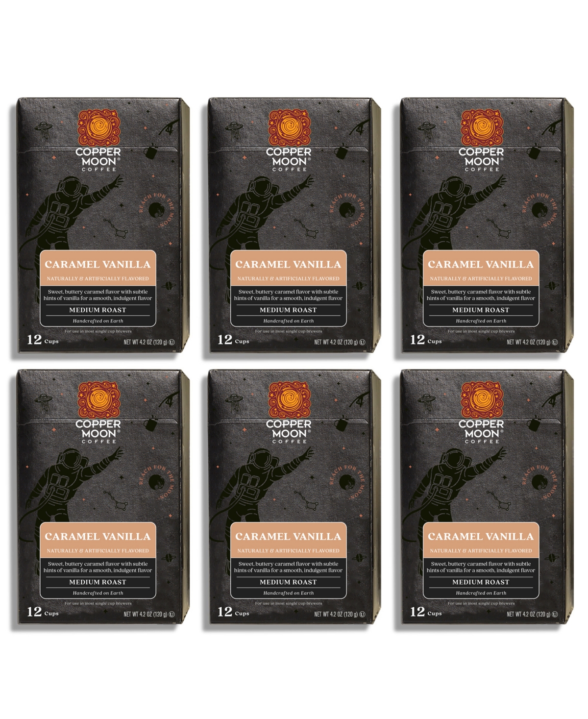 Click here for Copper Moon Coffee Caramel Vanilla Single Serve Co... prices