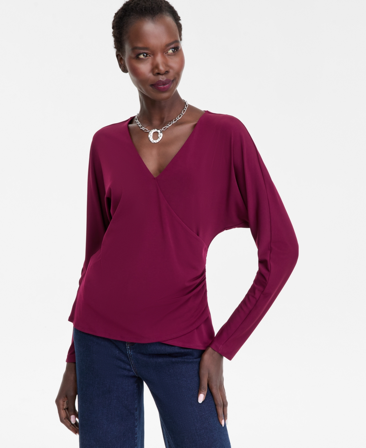 Click here for I.n.c. International Concepts Womens Dolman-Sleeve... prices