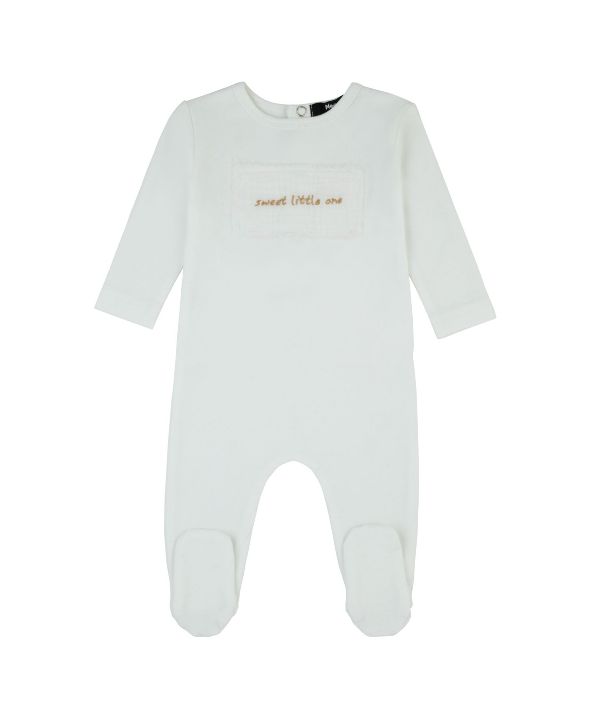 Click here for NoggiWear Baby Sweet Little One Muslin Footie - Wh... prices