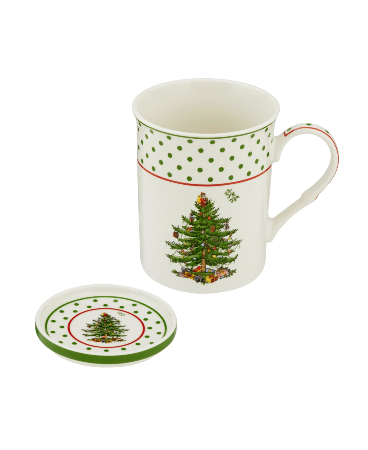 Click here for Spode Christmas Tree Polka Dot Mug & Coaster Set prices