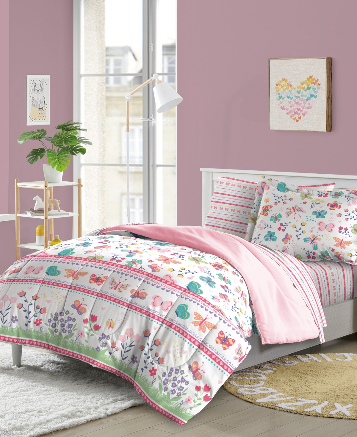 Click here for Dream Factory Butterfly Garden 7-Pc. Comforter Set... prices