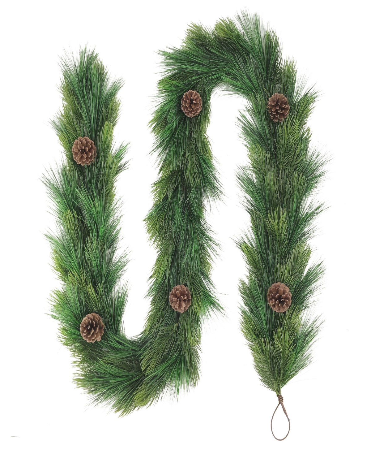 Click here for Puleo 9 x 10 Garland Adorned with Pinecones - Gree... prices