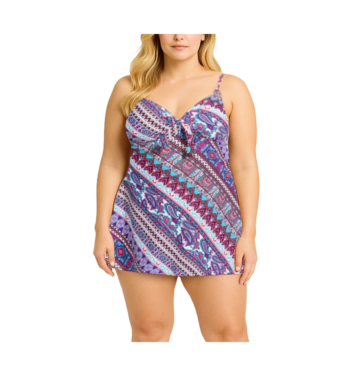 Click here for Swimsuits for All Womens Tie Front Underwire Swimd... prices