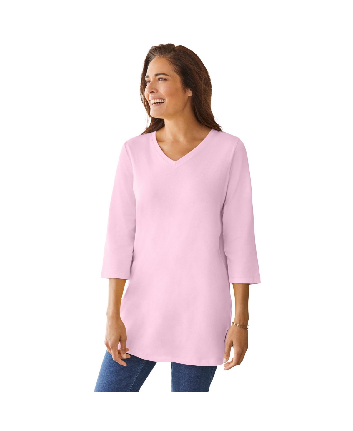 Click here for Woman Within Plus Size Within Perfect Three-Quarte... prices
