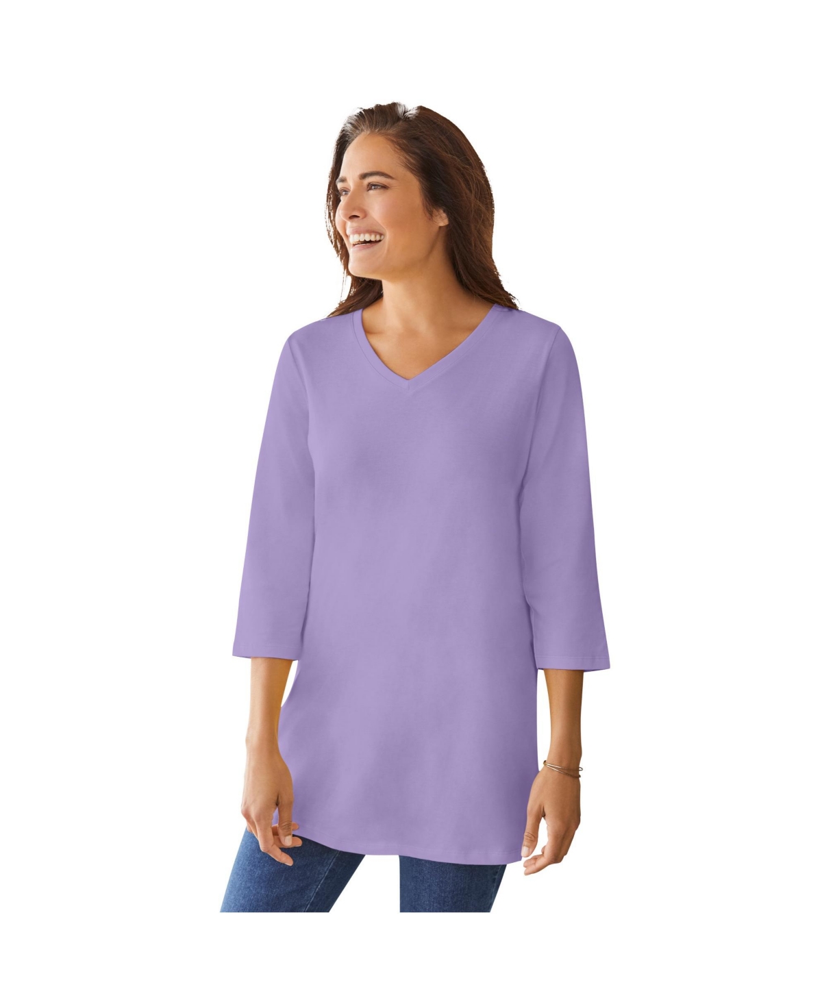 Click here for Woman Within Plus Size Within Perfect Three-Quarte... prices
