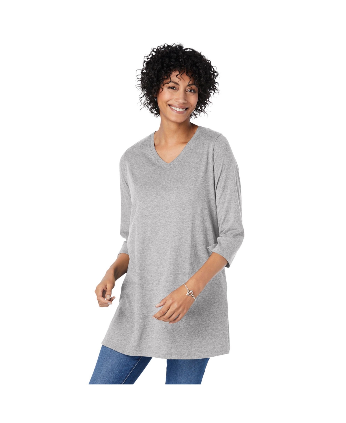 Click here for Woman Within Plus Size Within Perfect Three-Quarte... prices