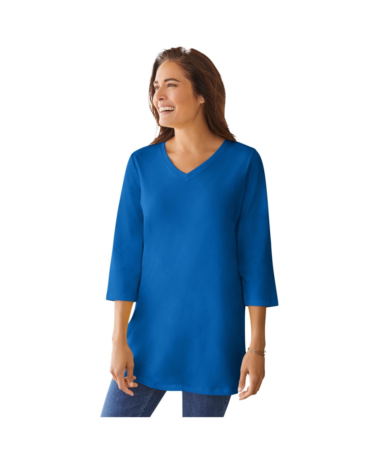 Click here for Woman Within Plus Size Within Perfect Three-Quarte... prices