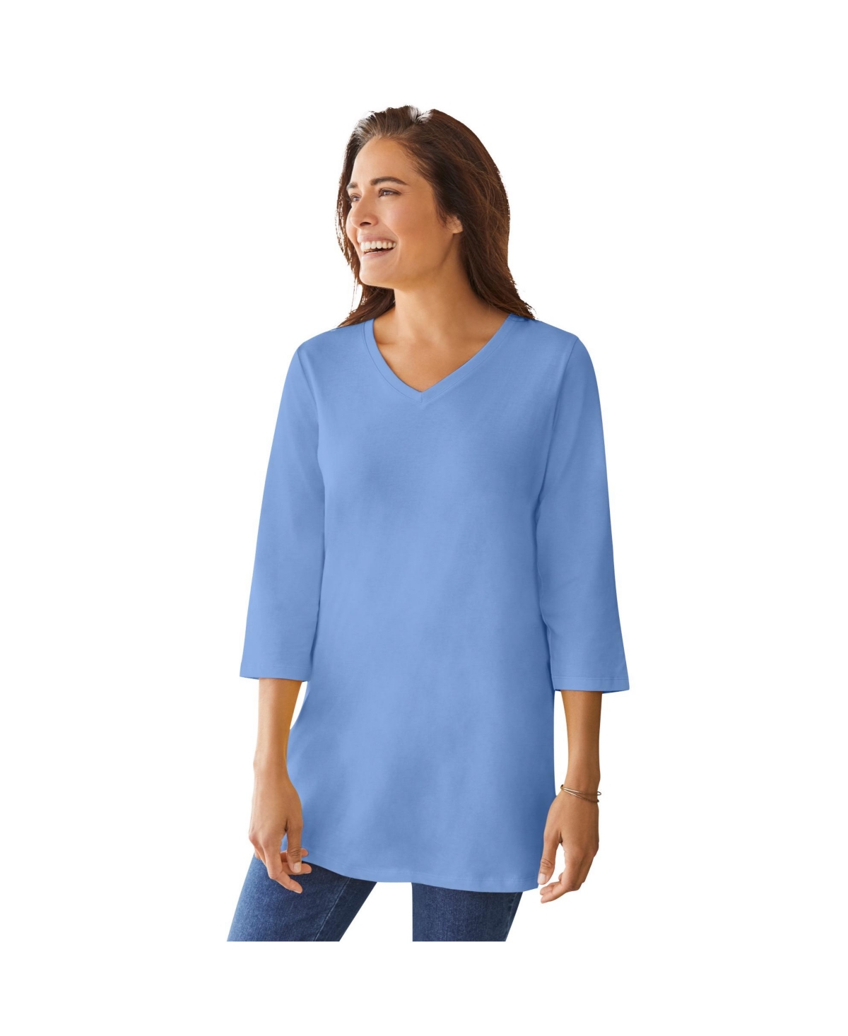 Click here for Woman Within Plus Size Within Perfect Three-Quarte... prices