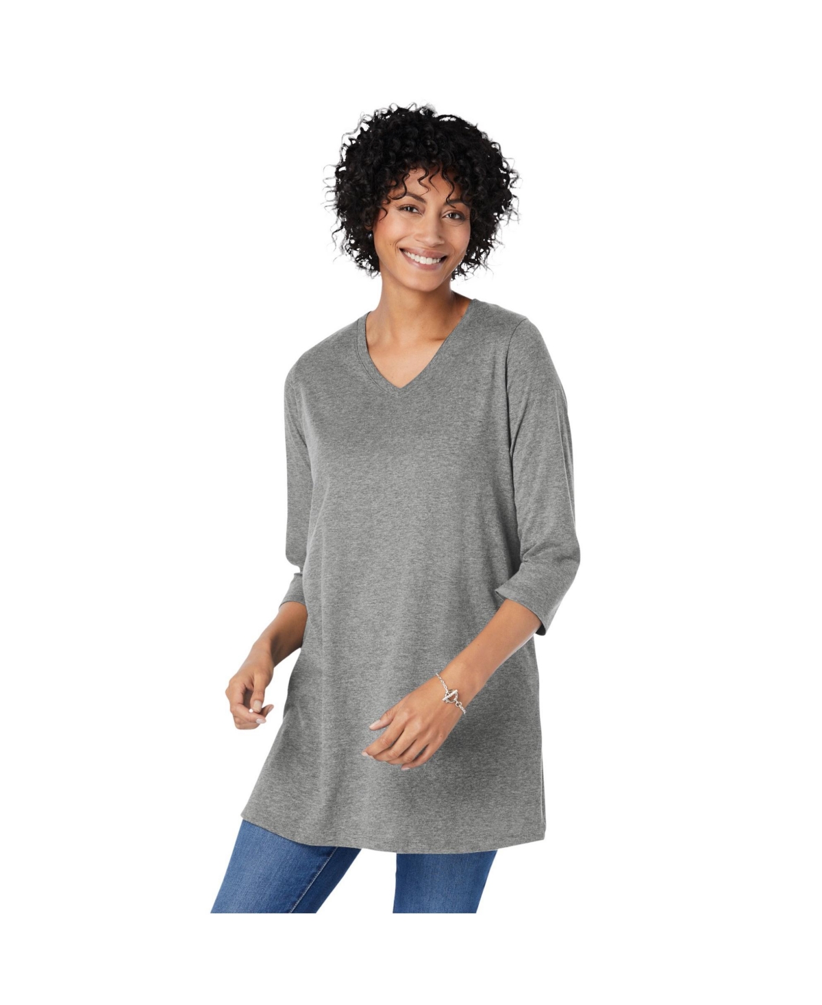 Click here for Woman Within Plus Size Within Perfect Three-Quarte... prices