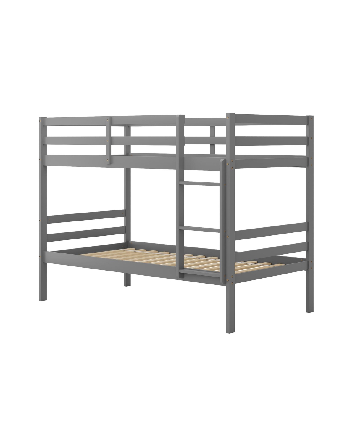 Click here for Gymax Twin Over Twin Wood Bunk Beds W/Ladder & Saf... prices