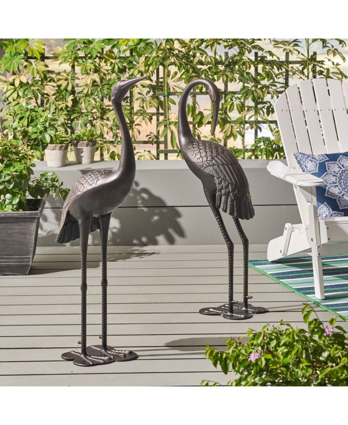 Click here for Streamdale Rust-Proof Aluminum Crane Garden Statue... prices