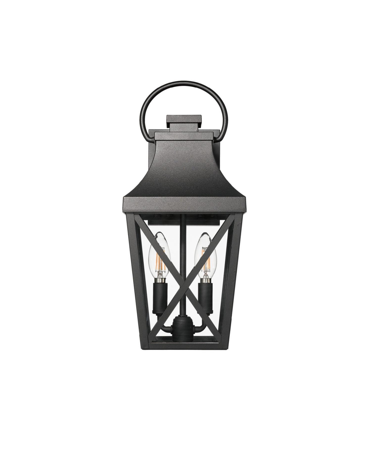 Click here for Streamdale Waterproof Matte Black Wall Sconce with... prices