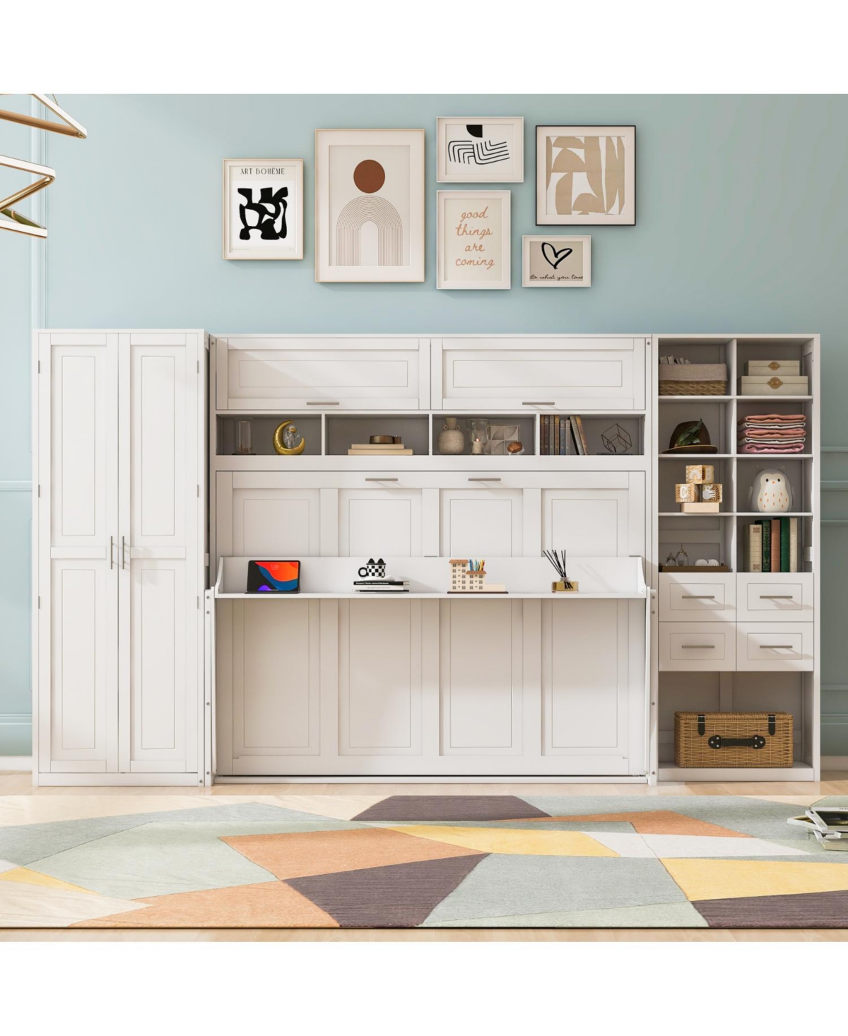 Click here for Streamdale Furniture Full Size Murphy Bed Wall Bed... prices