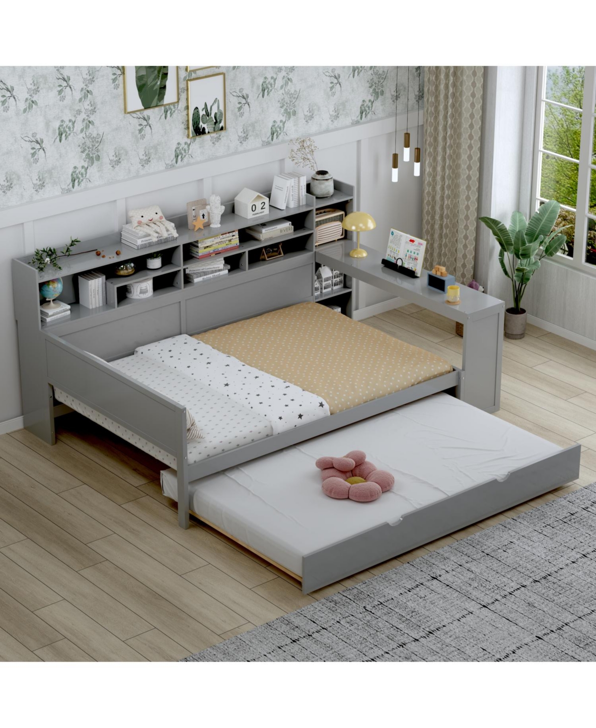 Click here for Streamdale Furniture Daybed with Trundle Desk & Sh... prices