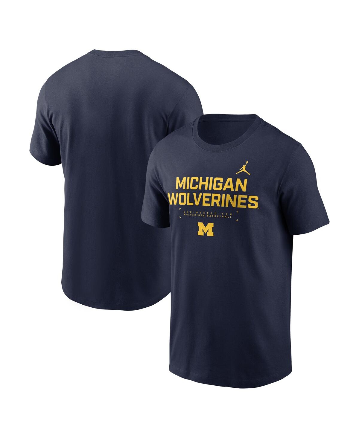 Click here for Jordan Mens Navy Michigan Wolverines 2025 Courtsid... prices