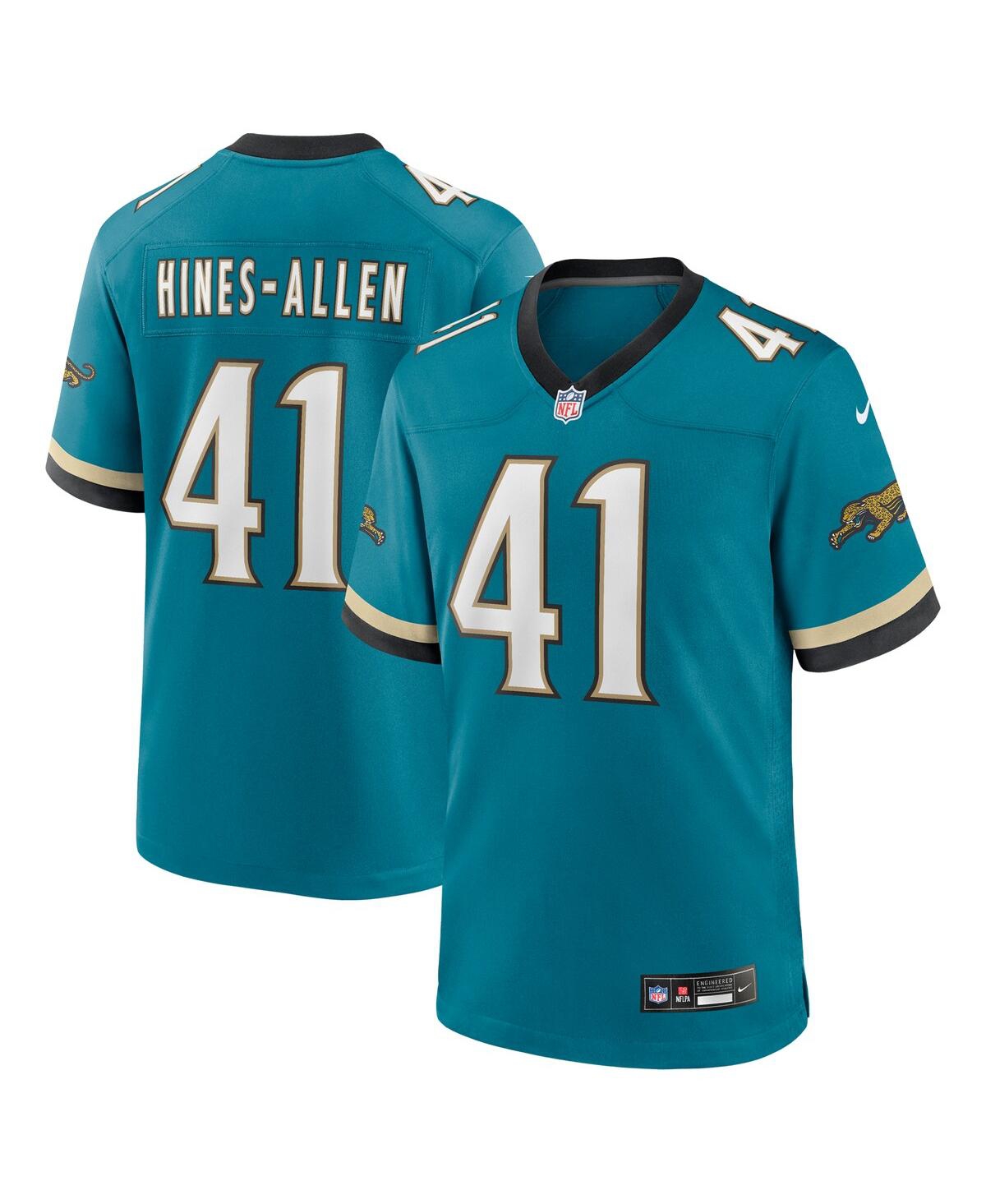 Click here for Nike Mens Josh Hines-Allen Teal Jacksonville Jagua... prices