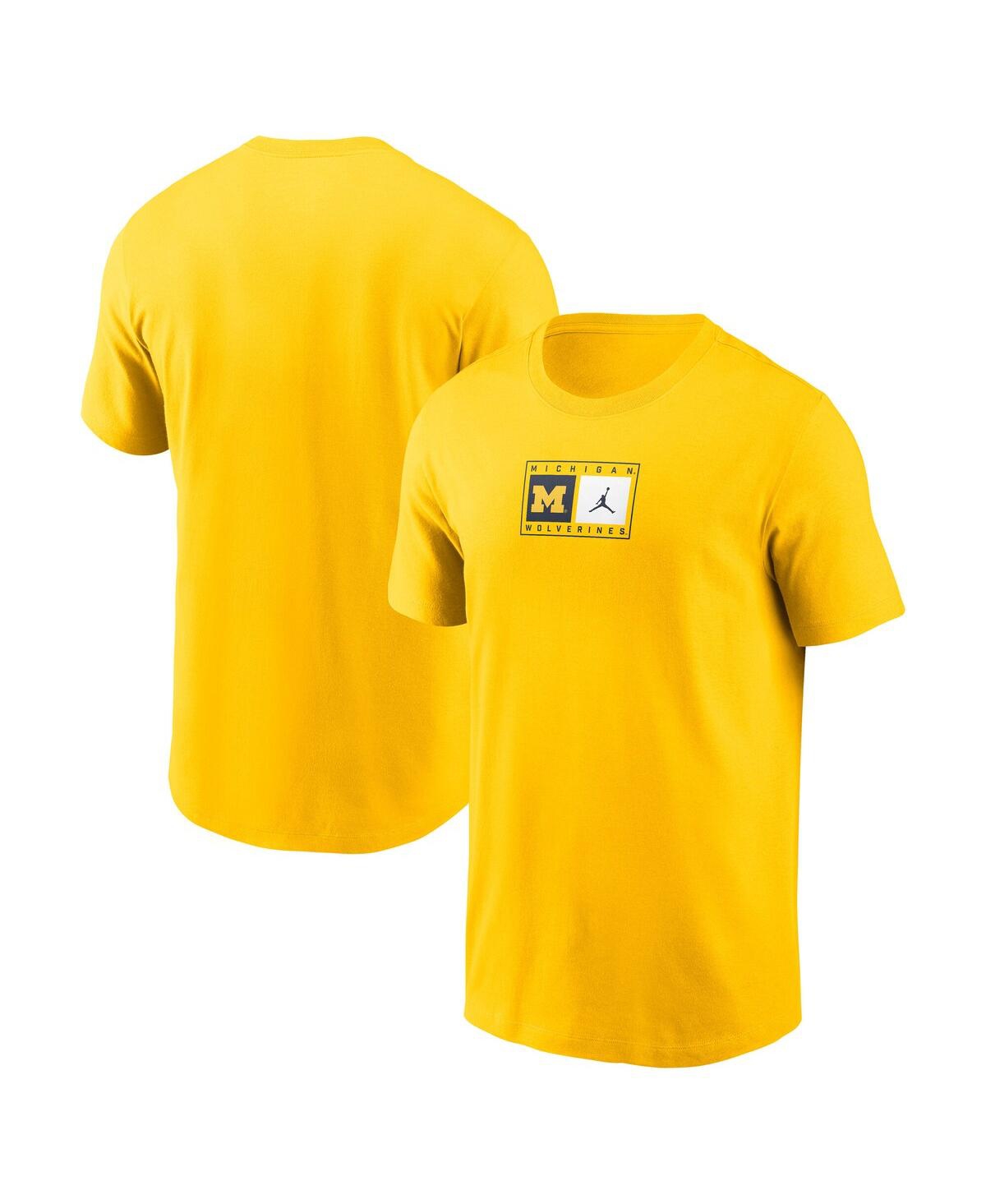 Click here for Jordan Mens Maize Michigan Wolverines Campus Logo... prices