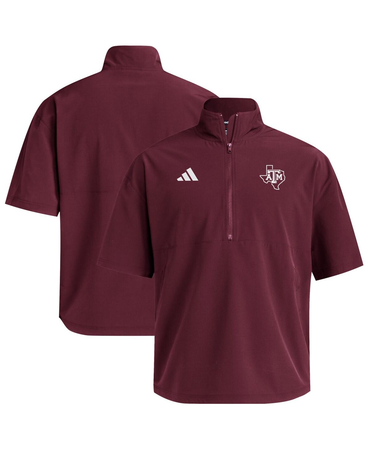 Click here for Adidas Mens Maroon Texas A M Aggies Woven Quarter-... prices