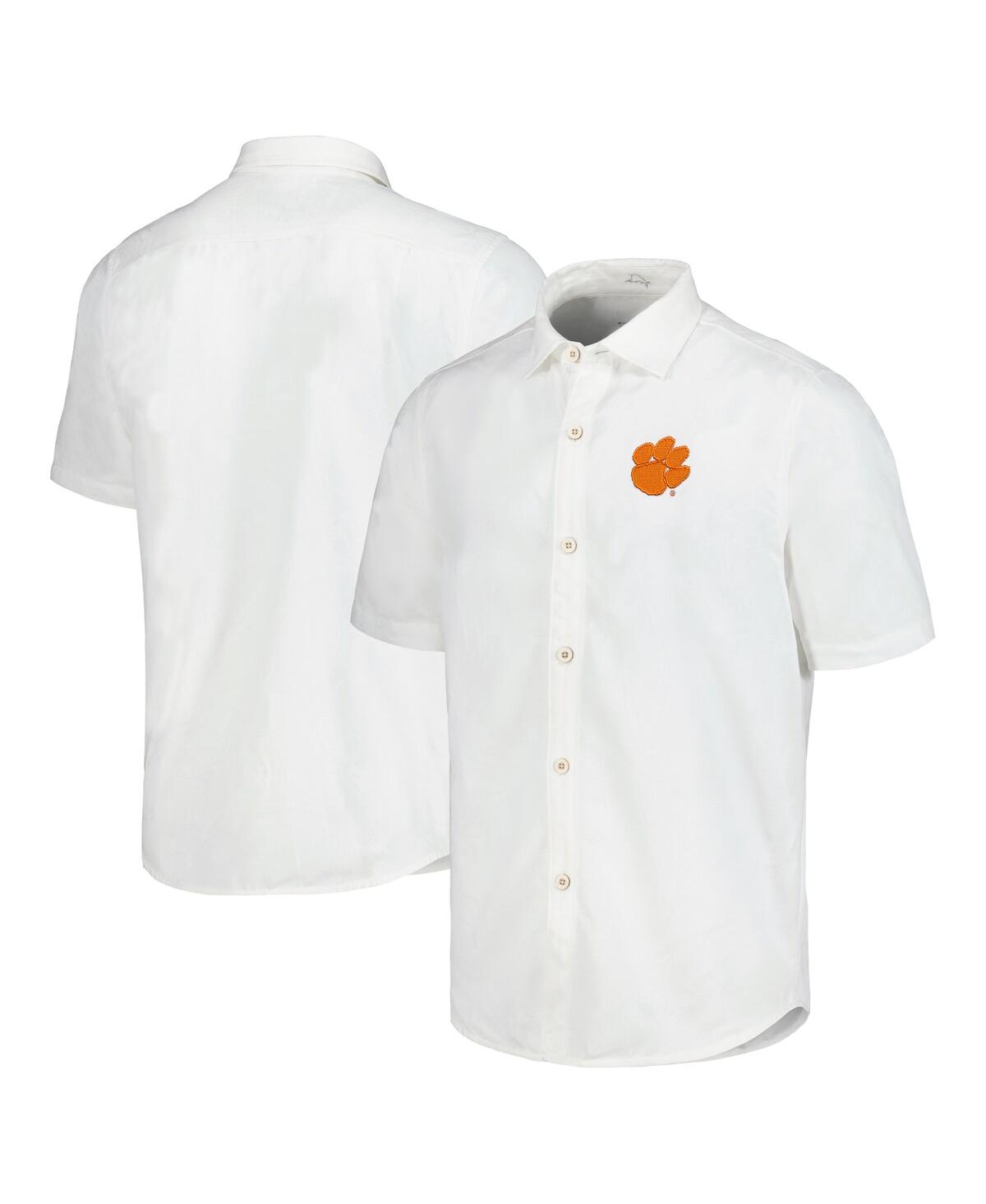 Click here for Tommy Bahama Mens White Clemson Tigers Coconut Poi... prices
