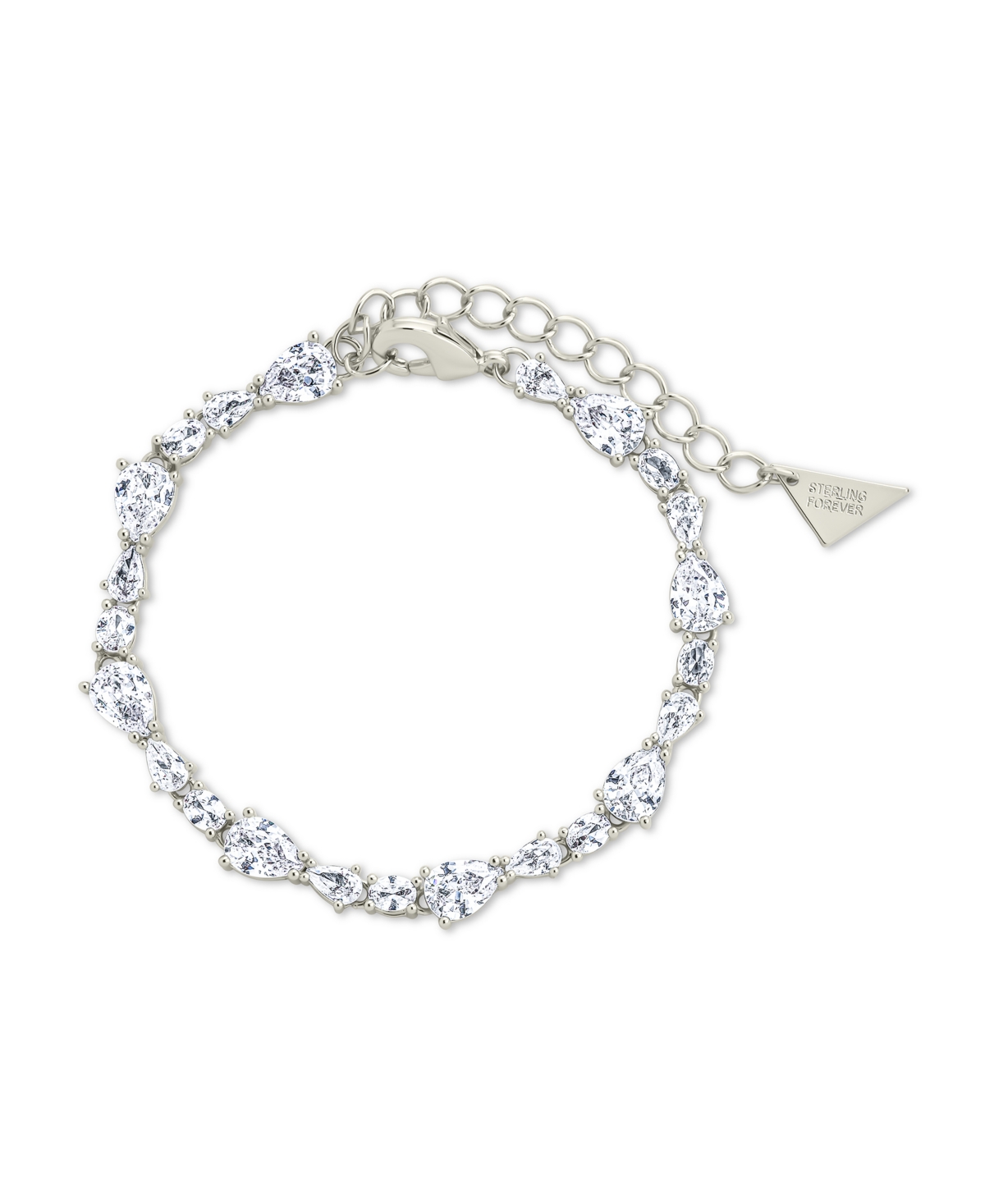 Click here for Sterling Forever Sterling Silver Wyatt Cubic Zirco... prices