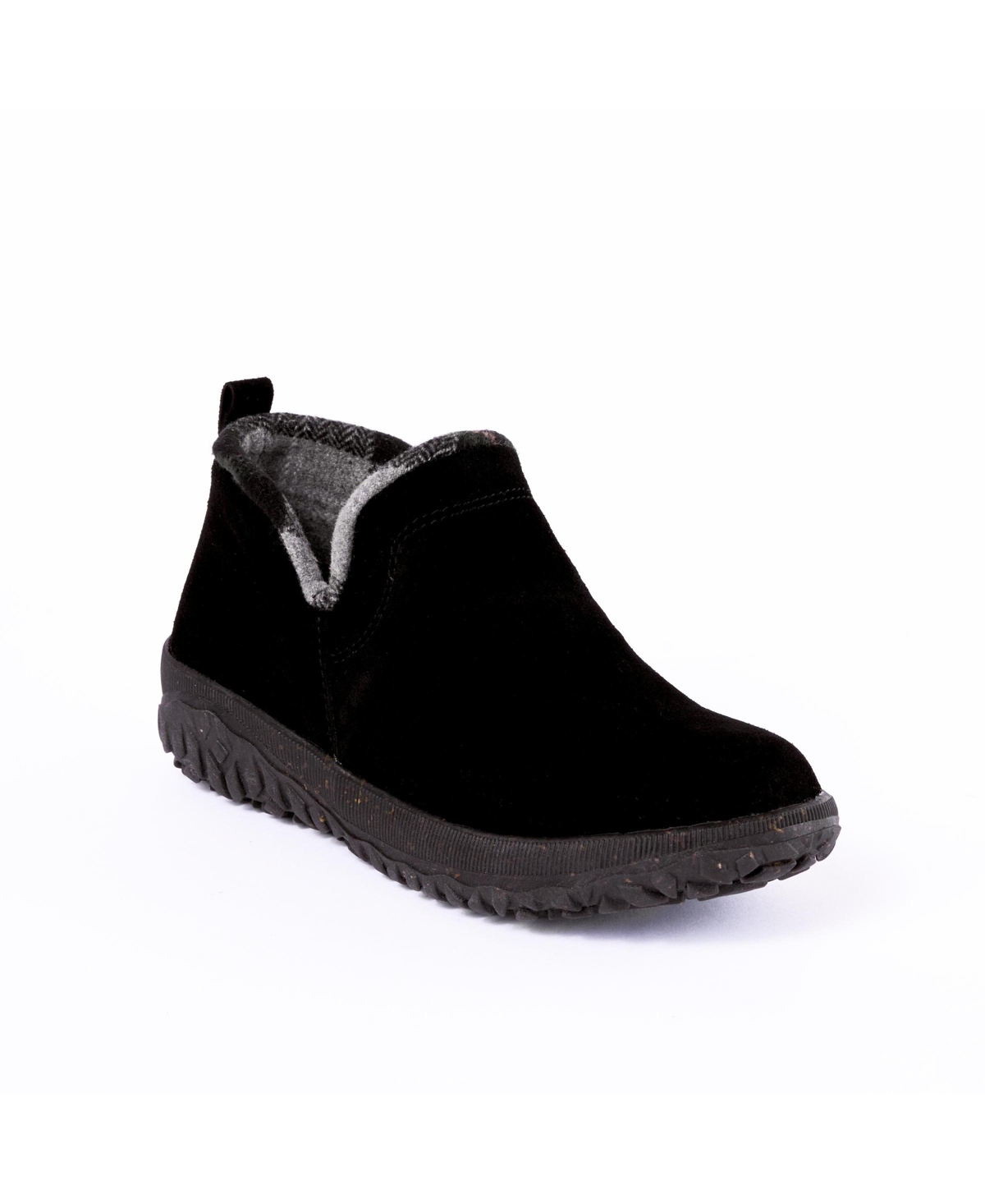 Click here for Minnetonka Womens Northmost Suede Ankle Boots - Bl... prices